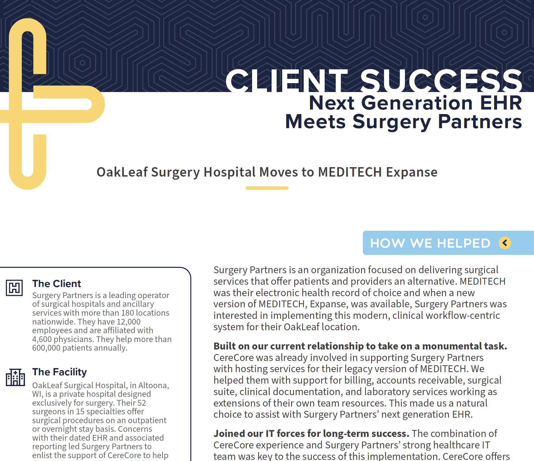 Next Generation EHR Meets Surgery Partners